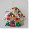 Tutorial: Gingerbread House Ornament – Felting
