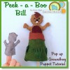 Peek–a–Boo Bill–Felt Pop Up Groundhog Puppet Tutorial – Felting