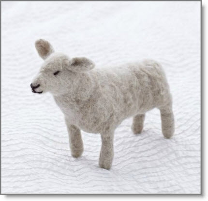 Needle Felted Sheep Tutorial – Felting