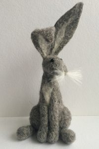 Gray Hare – Needle Felting Kit – Felting