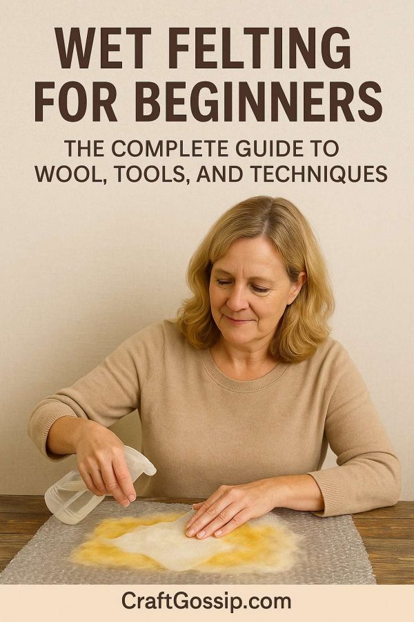 Wet Felting for Beginners – The Complete Guide to Wool, Tools, and ...