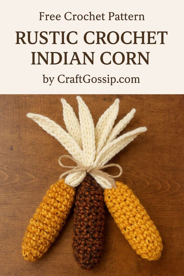 Free Crocheted Indian Corn and Fall Squash & Gourds patterns – Felting