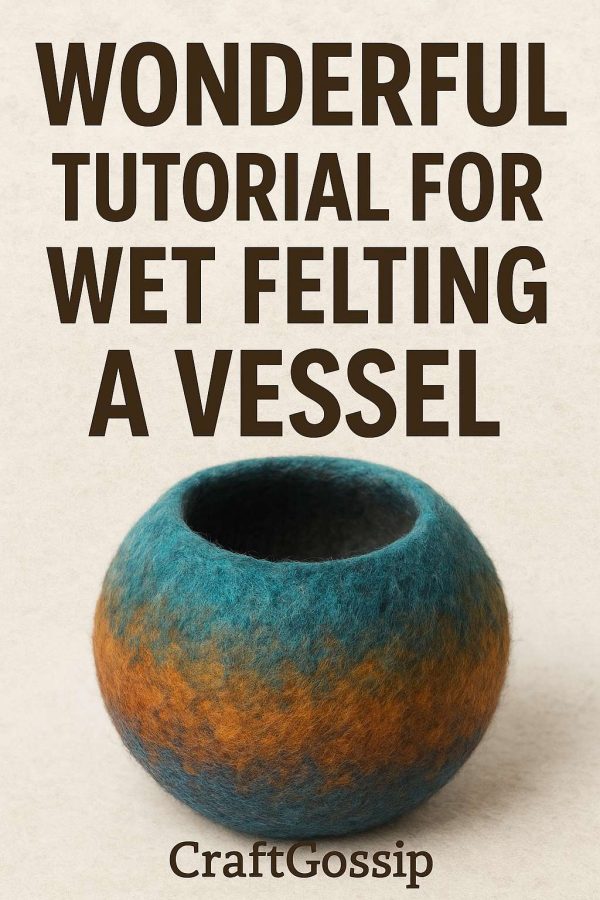 Wonderful Tutorial for Wet Felting a Vessel! – Felting